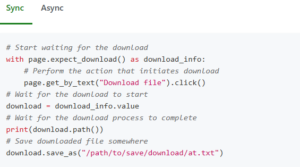 Python Playwrightで自動テスト(4) Downloadボタンでファイル保存 | DOEStarian Blog